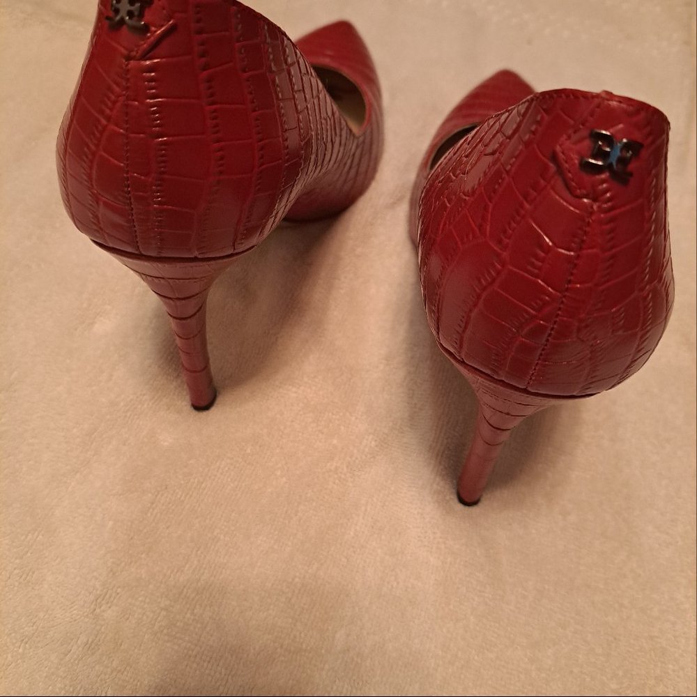 Red Sam Edelman 4" Stiletto Pointy Toe Pumps 9.5 - Gem